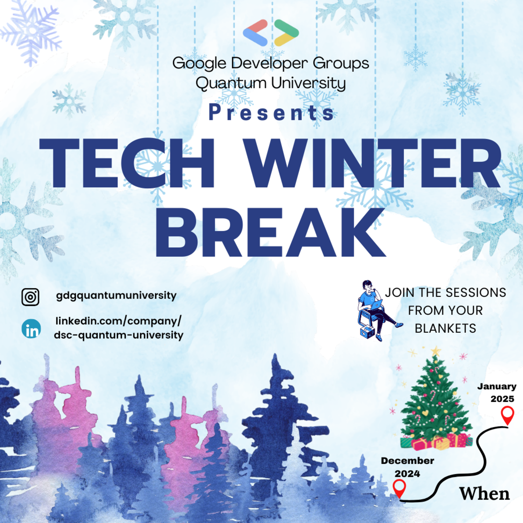 See Tech Winter Break GDG on campus Quantum University at Google Developer Groups GDG on Campus ...